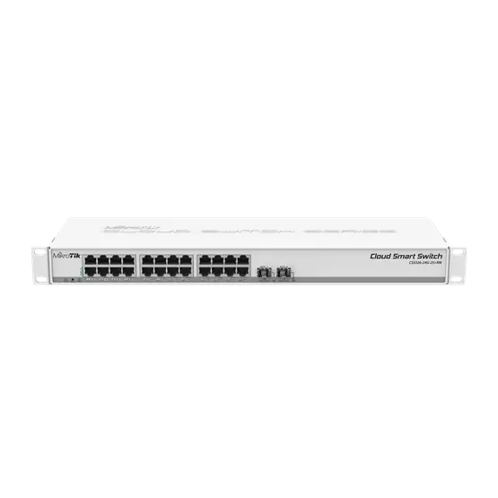 LAN/WIFI MikroTik CSS326-24G-2S+RM rackbe szerelhető switch, SwitchOS ...
