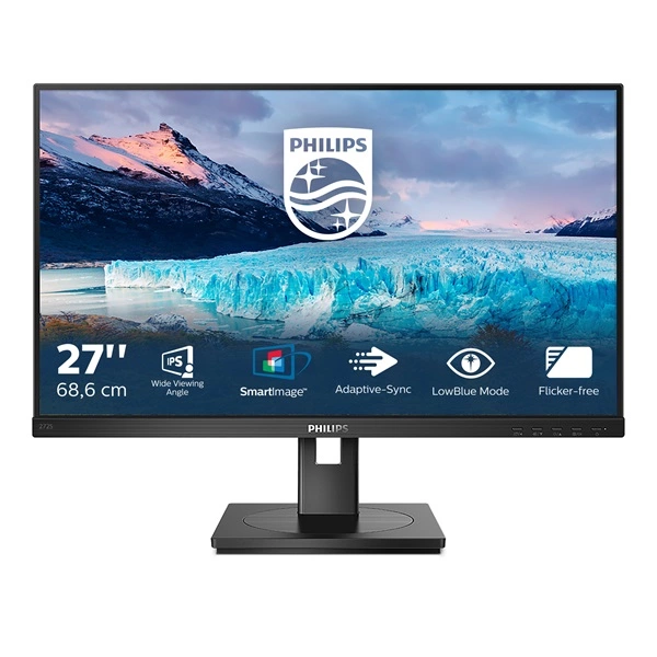 PHILIPS Monitor IPS 27" 272S1AE, 1920x1080, 16:9, 250cd/m2, 4ms, VGA ...