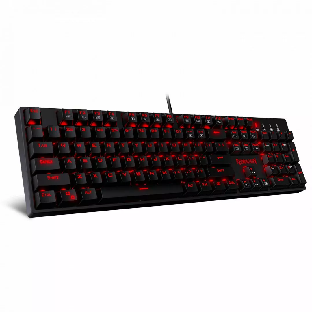 Redragon Surara Pro Red LED Backlight Mechanical Gaming Keyboard with ...