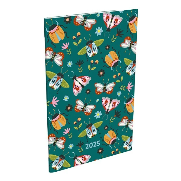 Zsebnaptár LIZZY CARD Spring Bug A/6 heti papírborítós 2025. 21238 | pcx.hu