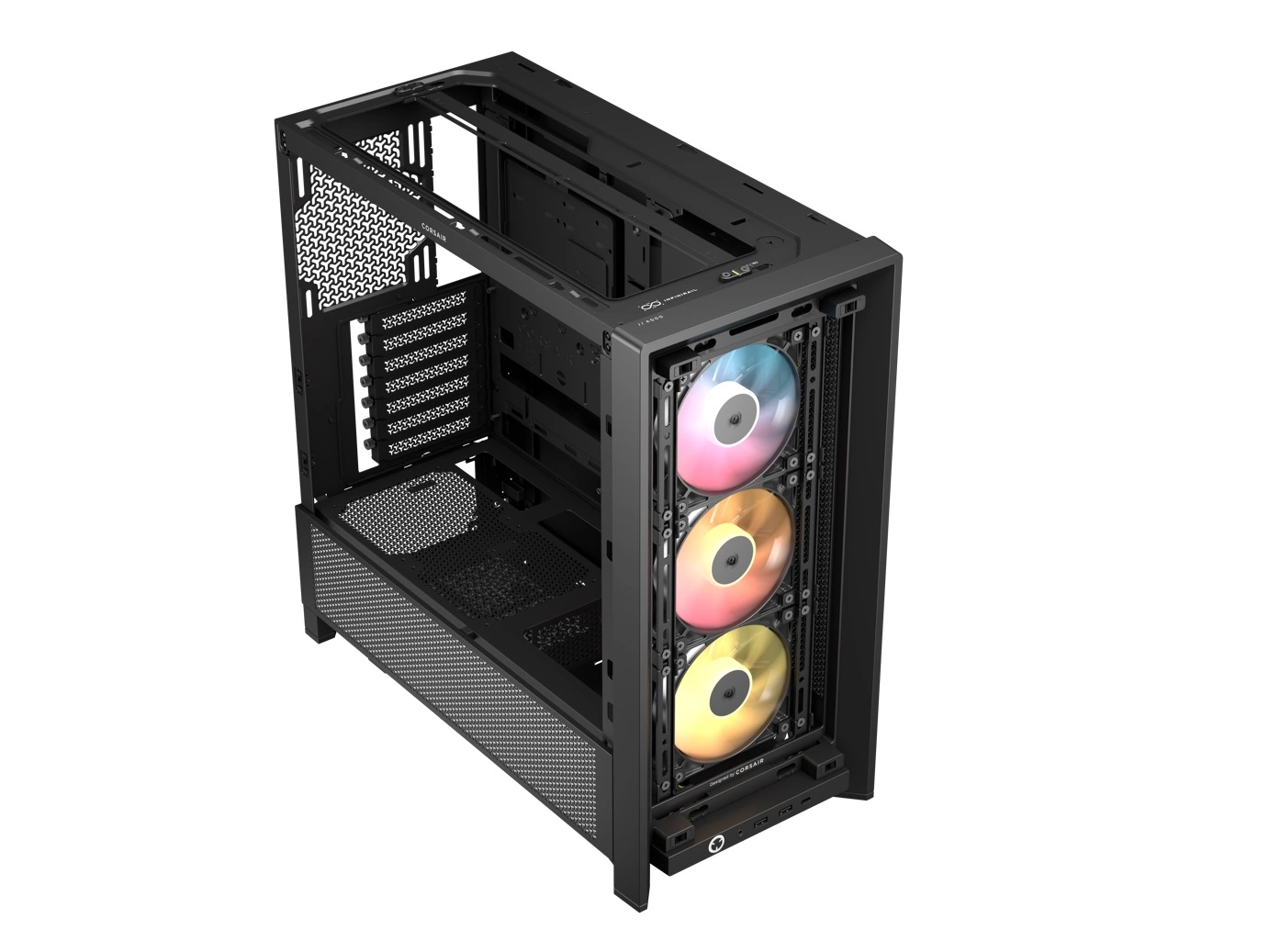 Corsair FRAME 4000D RS ARGB Mid-Tower ATX ház, fekete CC-9011296-WW ...