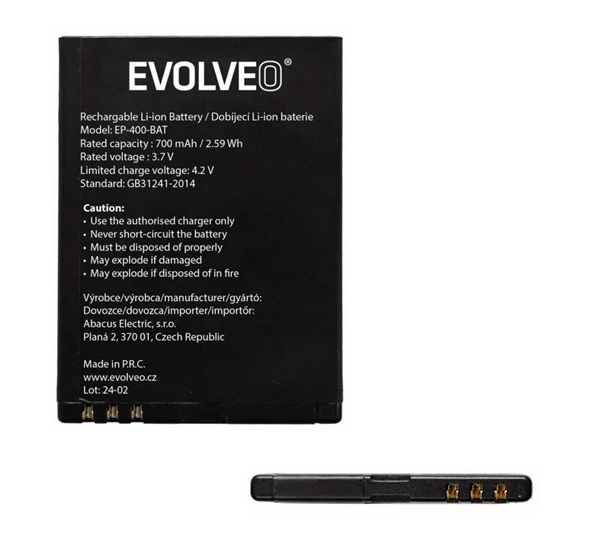 EVOLVEO akku 700mAh LI-ION SGM EP-400-BAT | pcx.hu