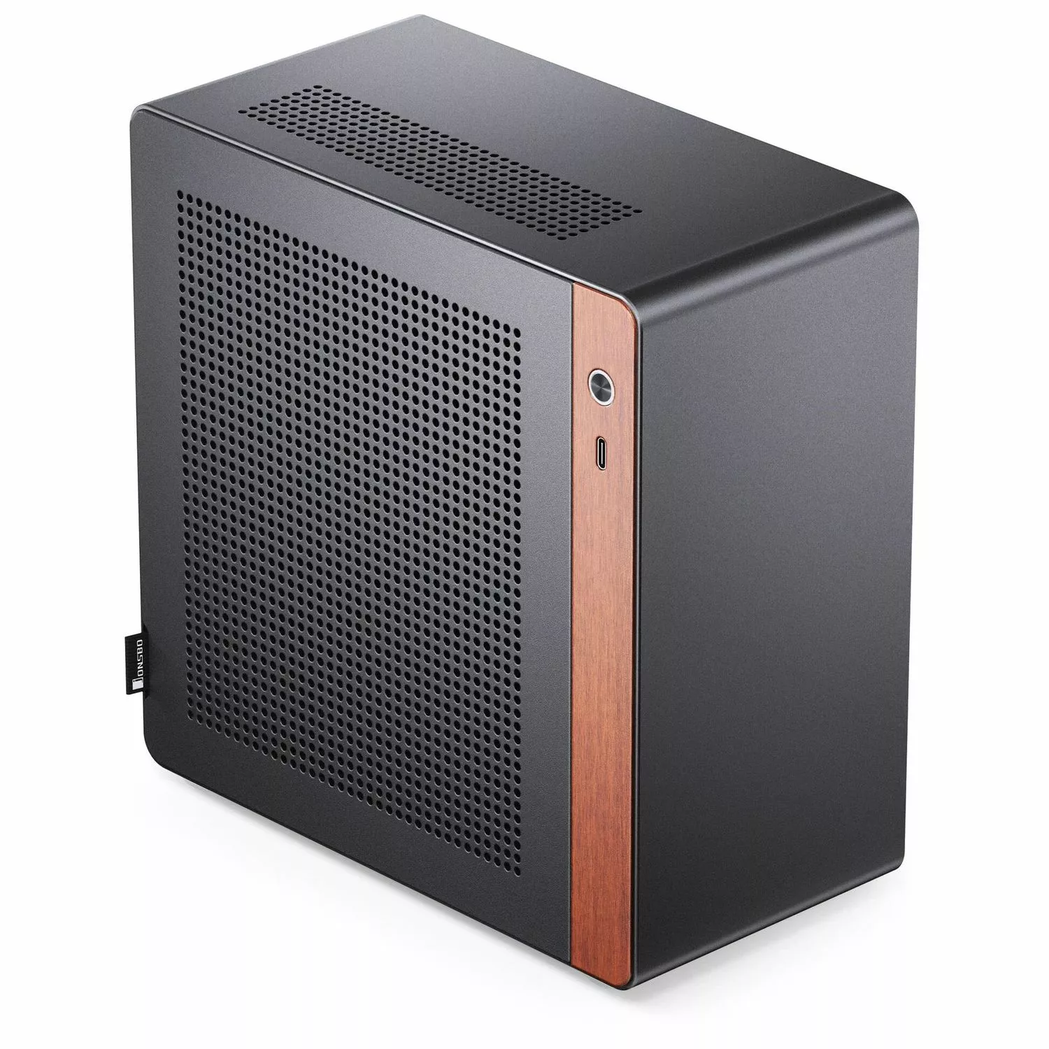 Számítógépház Jonsbo NV10, mini ITX, fekete NV10 BLACK | pcx.hu