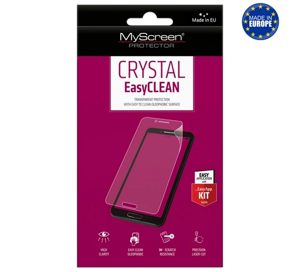 MYSCREEN CRYSTAL képernyővédő fólia (3H, NEM íves) ÁTLÁTSZÓ M4707CCHO ...