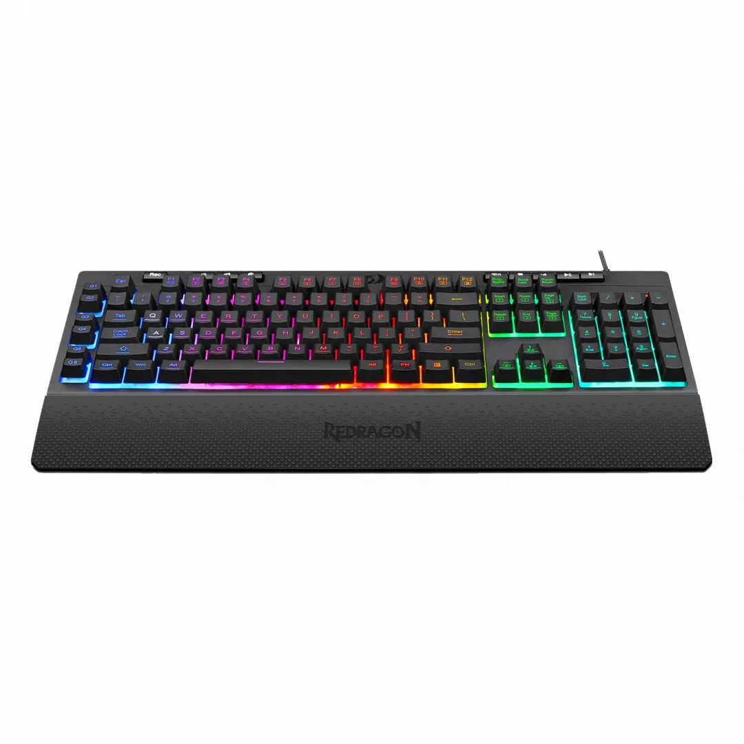 Redragon Shiva RGB Membrane Gaming Keyboard Black HU K512RGB_HU ITT ...
